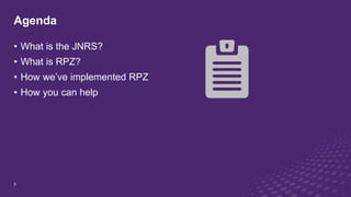Building RPZ into the Janet Network resolver service | PPTX