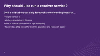 Building RPZ into the Janet Network resolver service | PPTX