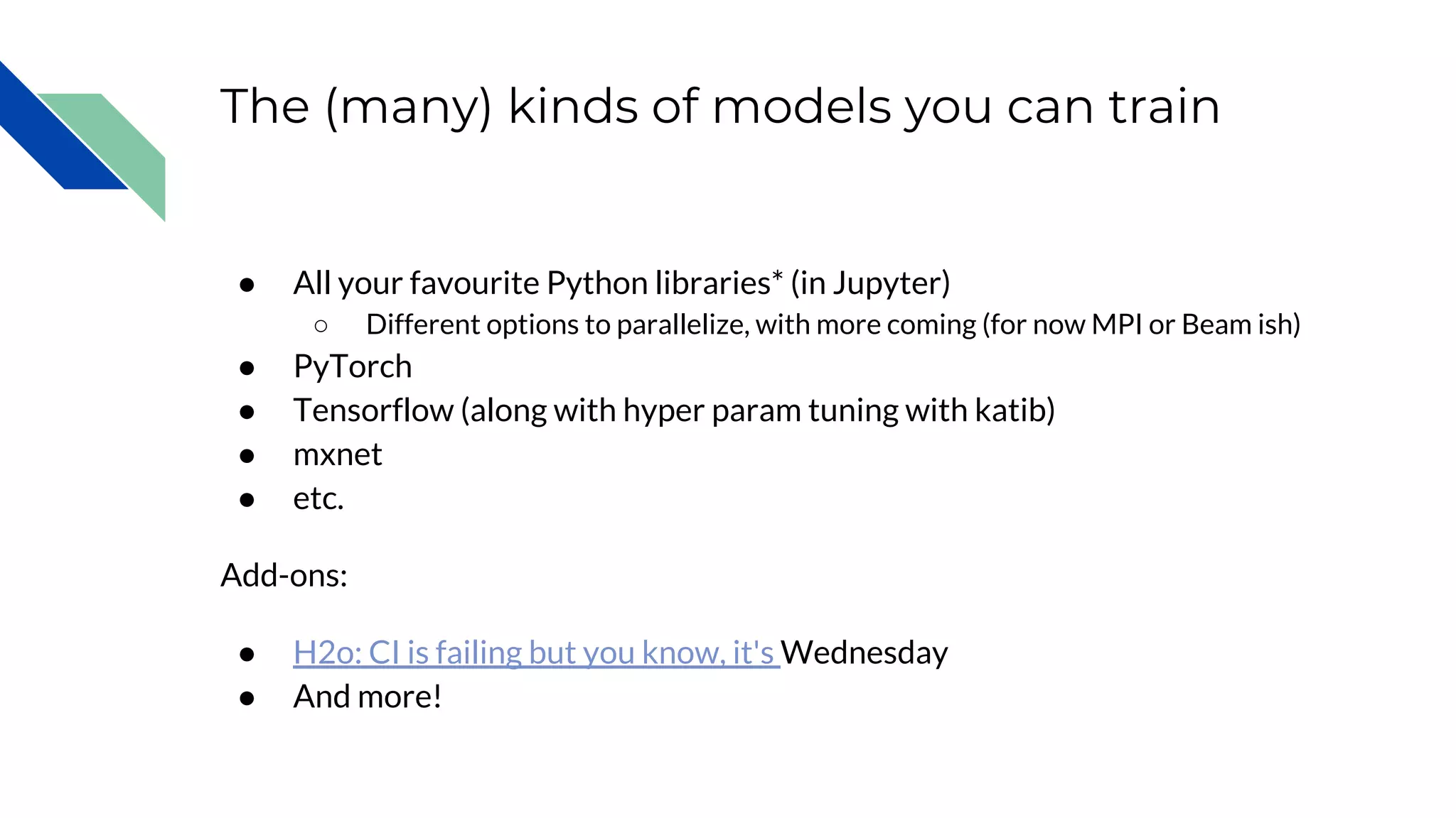 Introducing Kubeflow (w. Special Guests Tensorflow and Apache Spark) | PPT