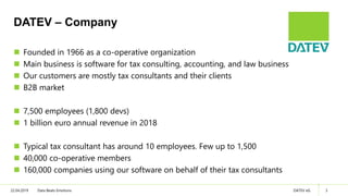 Data Beats Emotions – How DATEV Generates Business Value with Data ...