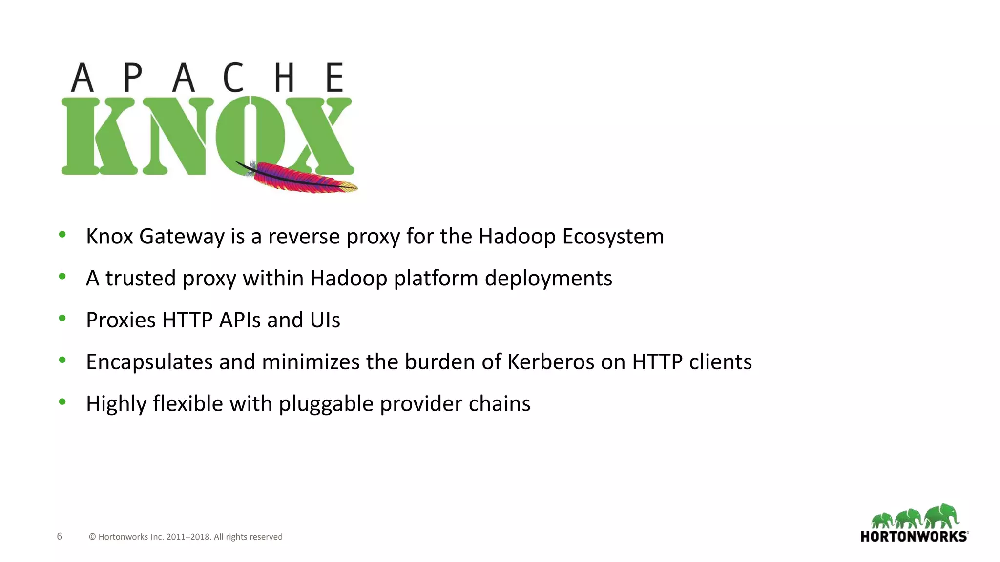 Apache Knox - Hadoop Security Swiss Army Knife | PPTX