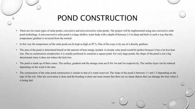 WED Student Energy Innovation Challenge - Solar pond technology | PPT