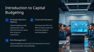 Capital Budegting and Investment Appraisal Methods | PPT