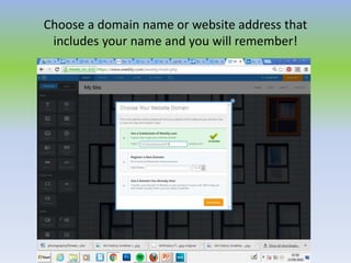 Weebly set up | PPT