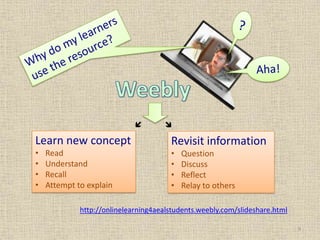 Weebly to Enhance Language Learning: A Flipped Classroom | PPTX