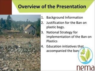 UNEP Session - Supporting Policy through Education - No More Plastic ...