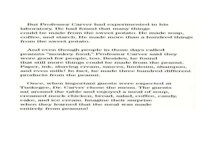 Weed As A Flower: Life of George Washington Carver | PPTX