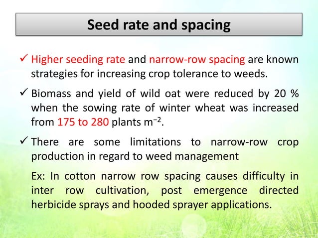 Weed management in conservation agricultural systems | PPTX ...