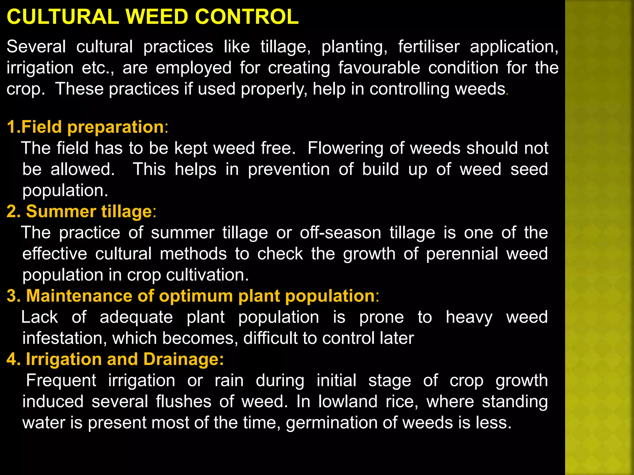 Integrated weed management | PPTX