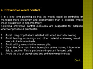 Integrated weed management | PPTX