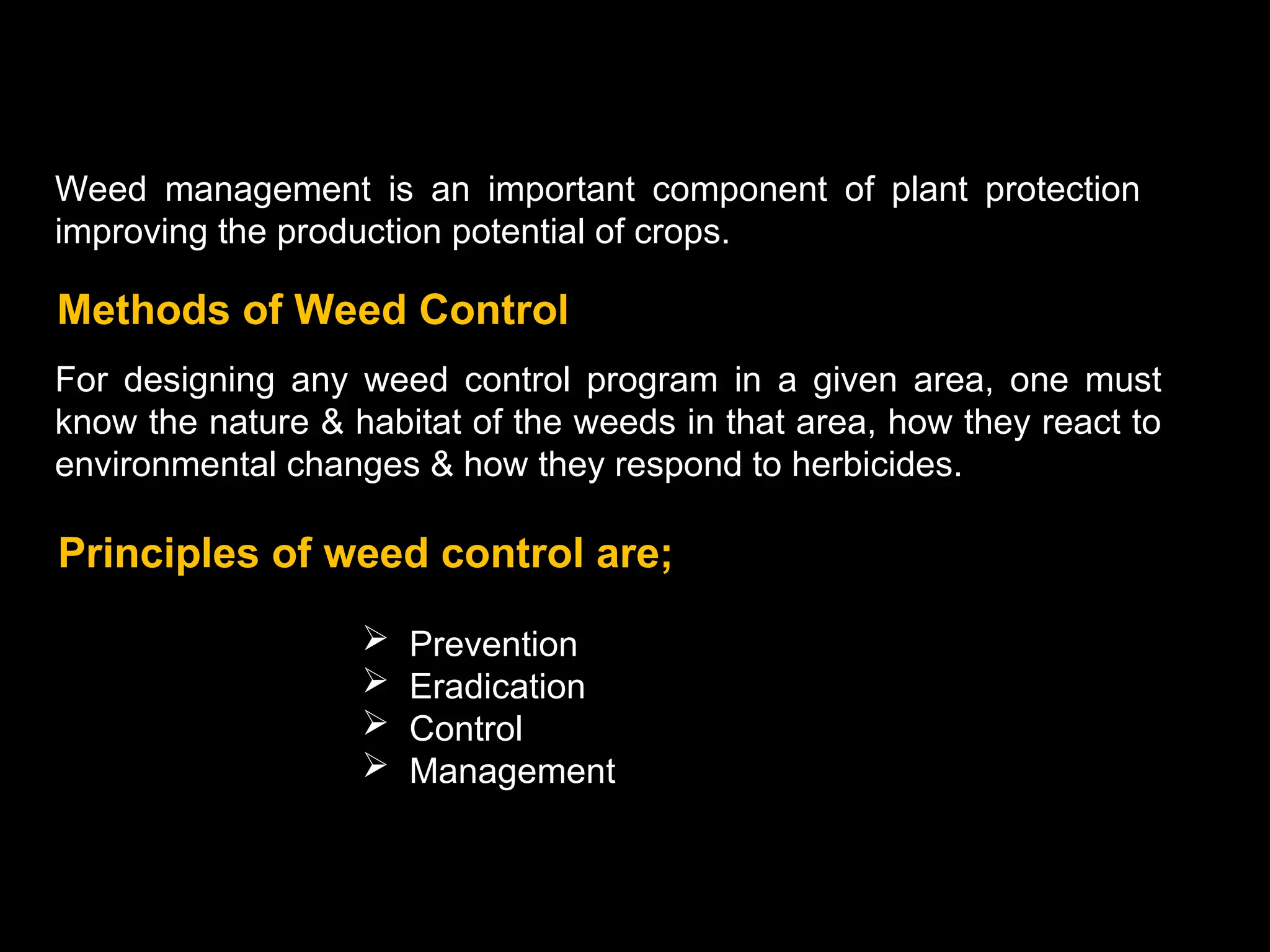 WEED MANAGEMENT METHODS AND INTEGRATED WEED MANAGEMENT.ppt