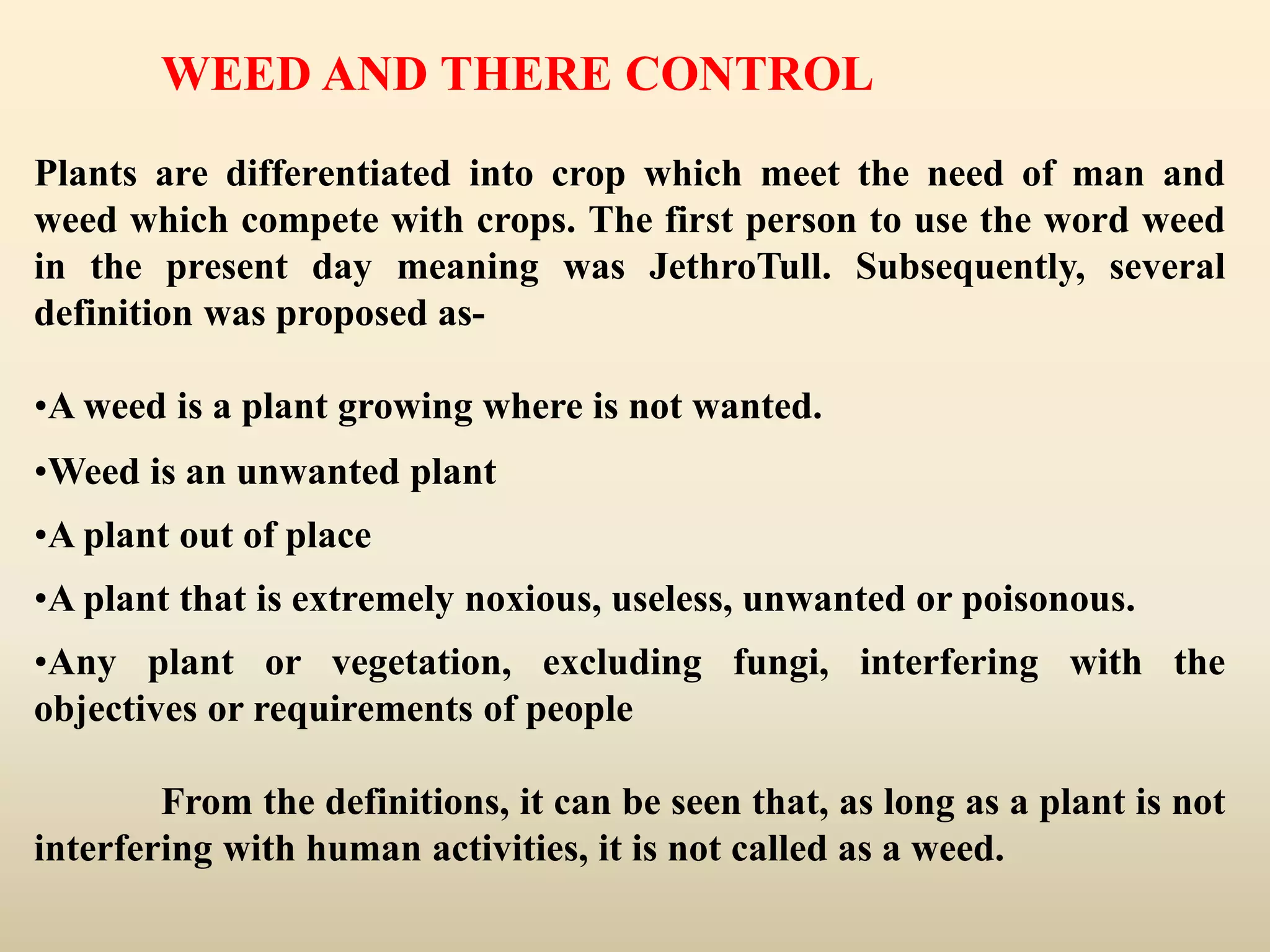 Weed and there control | PPTX