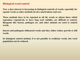 Weed and there control | PPTX