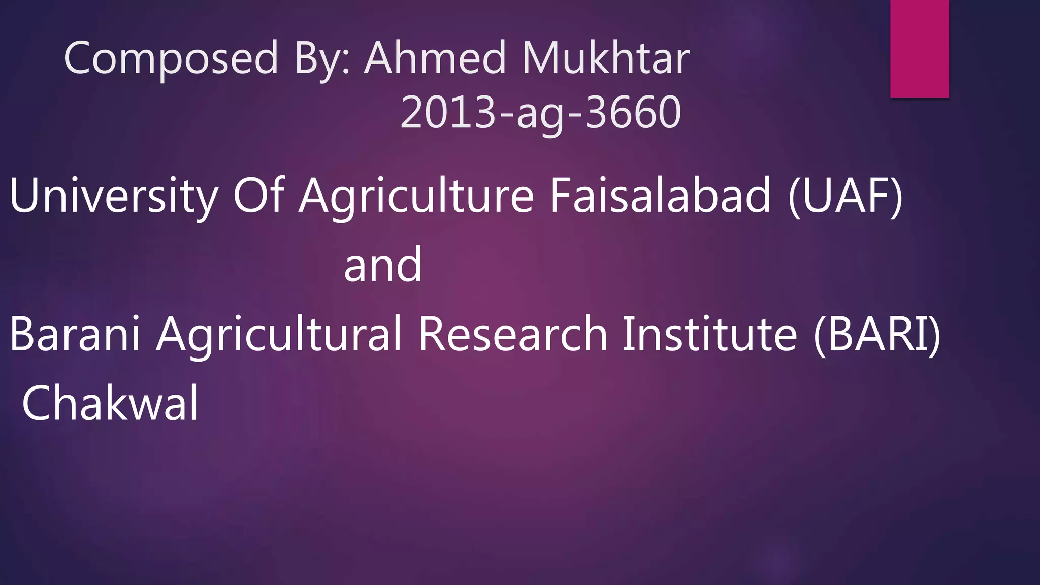 common weeds in pakistan | PPTX