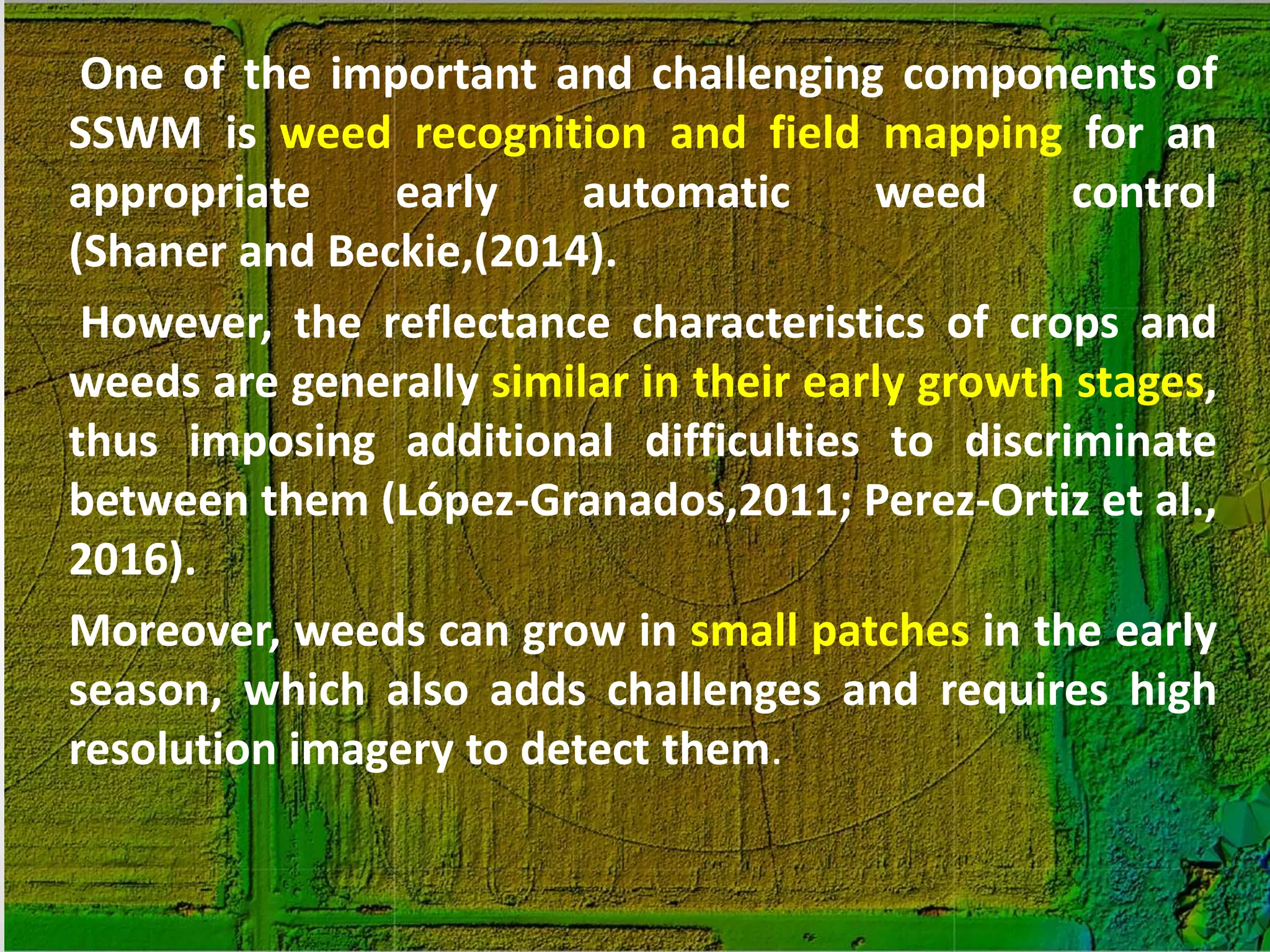 Weed management using remote sensing | PPTX