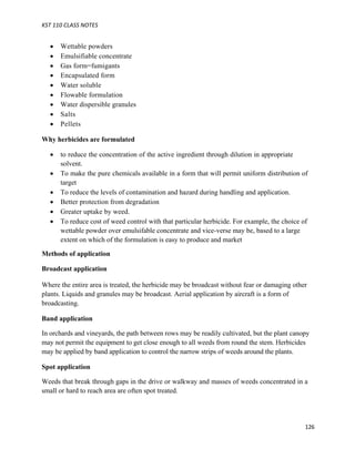 Weeds and weed management notes for crop protection | PDF