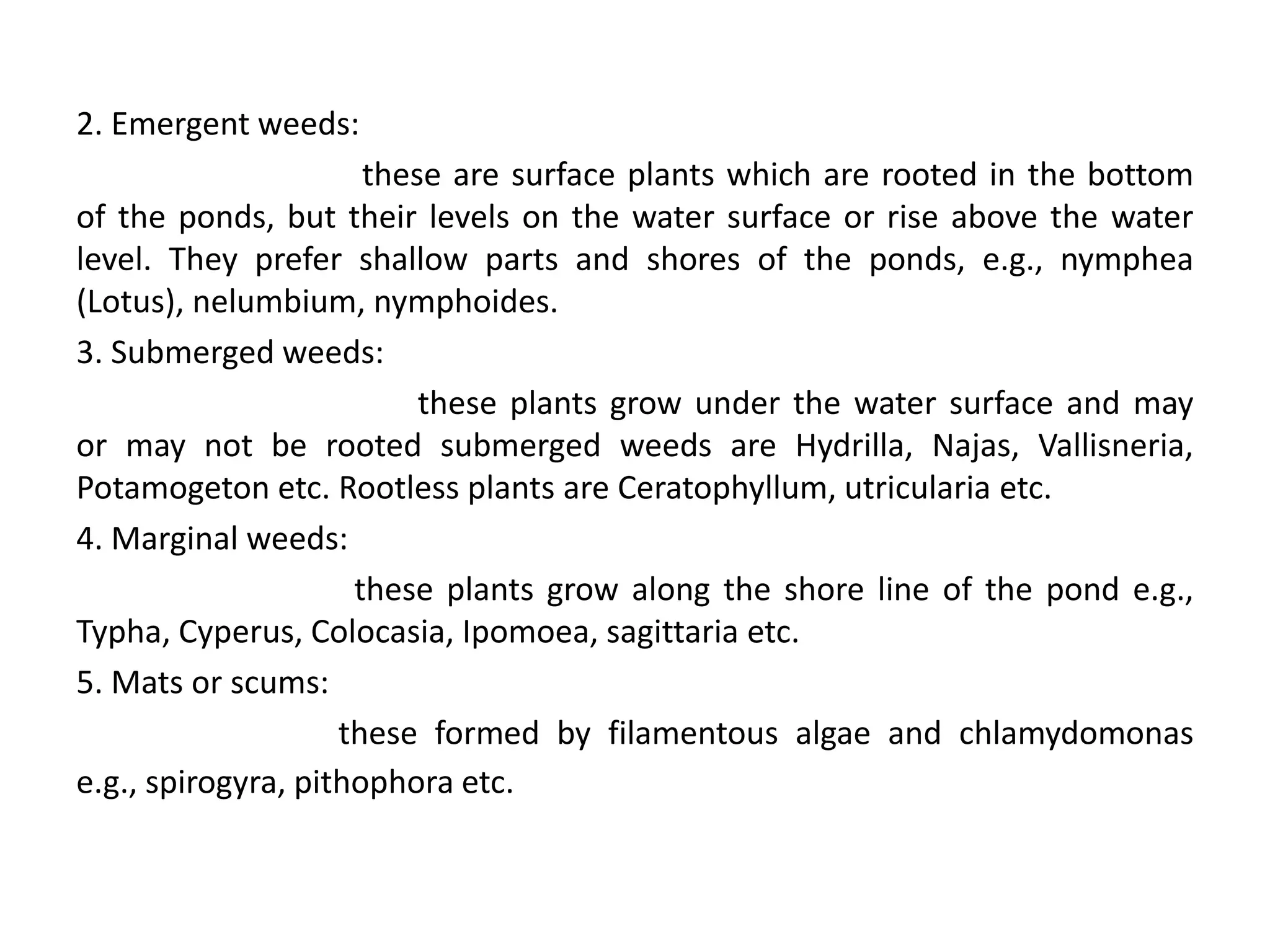 WEEDS & PLANKTONS AND ITS CONTROL | PPTX