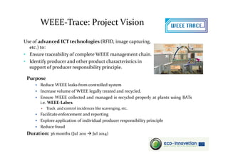 WEEE TRACE presentation | PDF