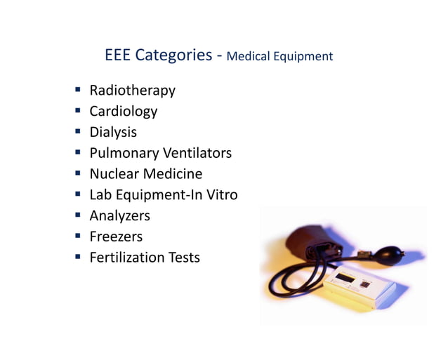 Waste Electrical and Electronic Equipment Regulations and the ...