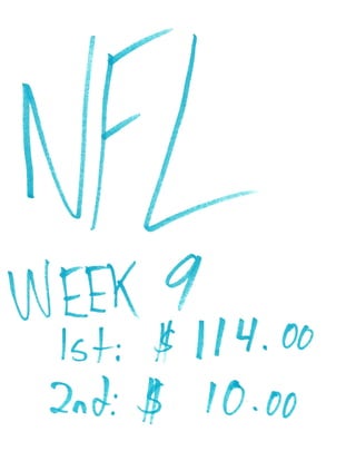 Week 9 picks | PDF