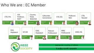 Network eWaste : Community role to manage end of life Product | PPT