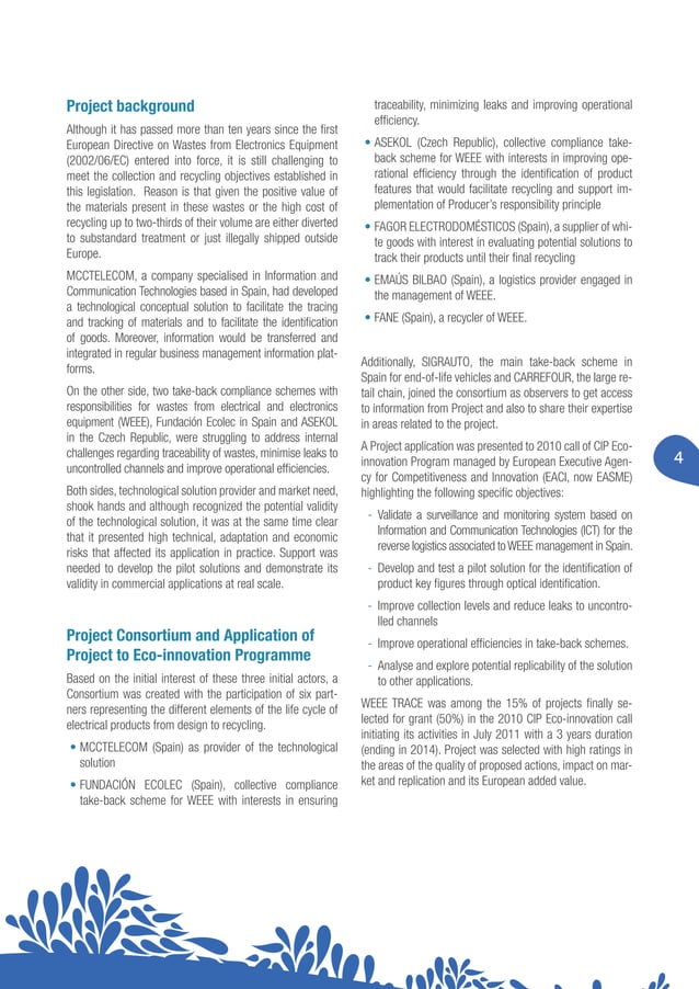 Weee trace layman report | PDF