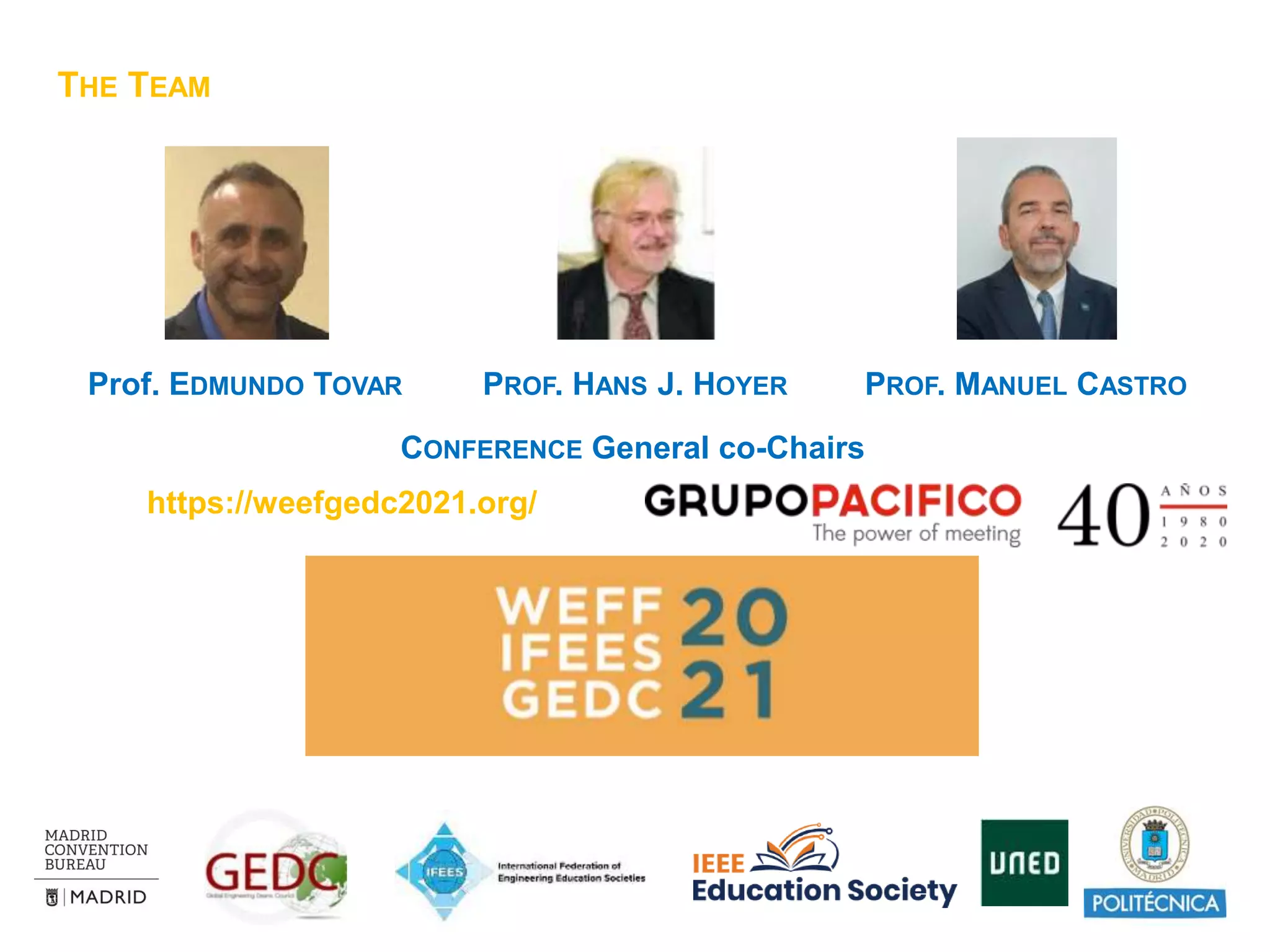 WEEF GEDC IFEES 2021 Madrid | PPT