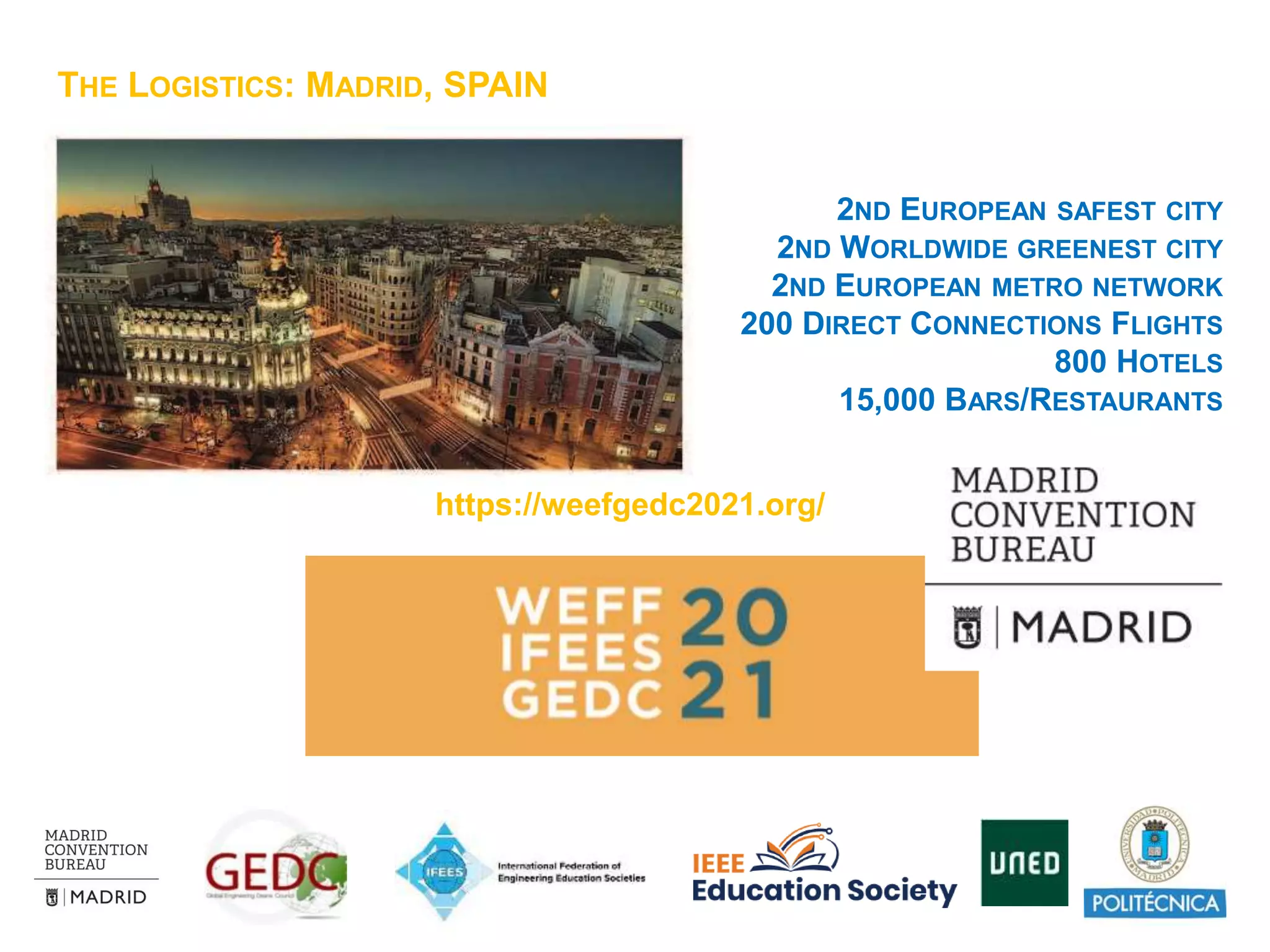 WEEF GEDC IFEES 2021 Madrid | PPT