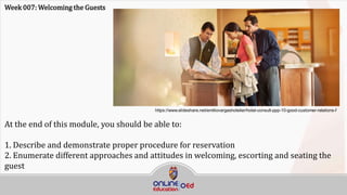Week-007-Welcoming-the-Guests-PPT.powerpoints | PDF