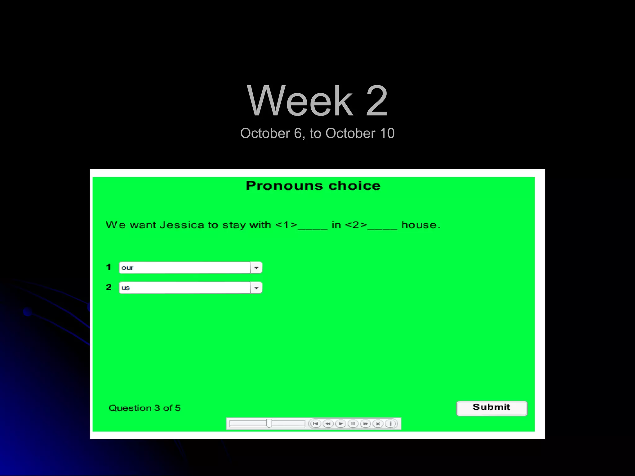 Week 1 | PPT