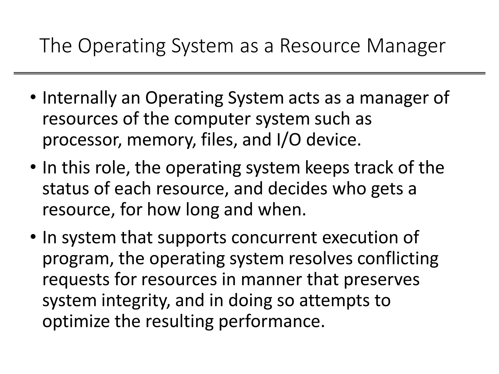 Lecture 1 Introduction To Operating System Pdf Computing