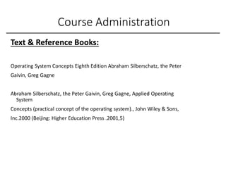 lecture 1 (Introduction to Operating System.) | PDF