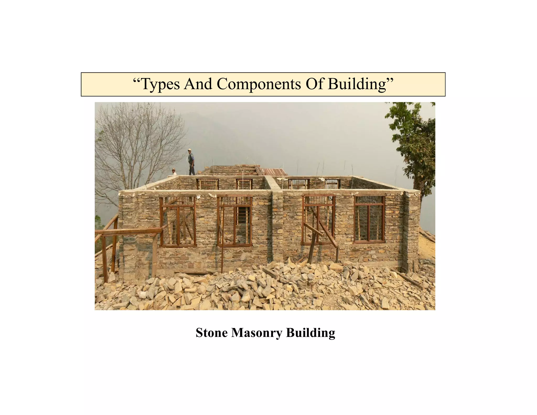 Types and Components of Buildings | PDF