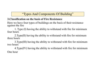 Types and Components of Buildings | PDF | Civil Engineering Industry ...