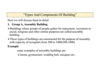 Types and Components of Buildings | PDF | Civil Engineering Industry ...