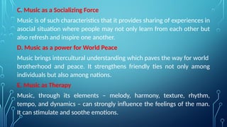 MUSIC101 PHILOSOPHY AND VALUES IN MUSIC EDUCATION | PPTX