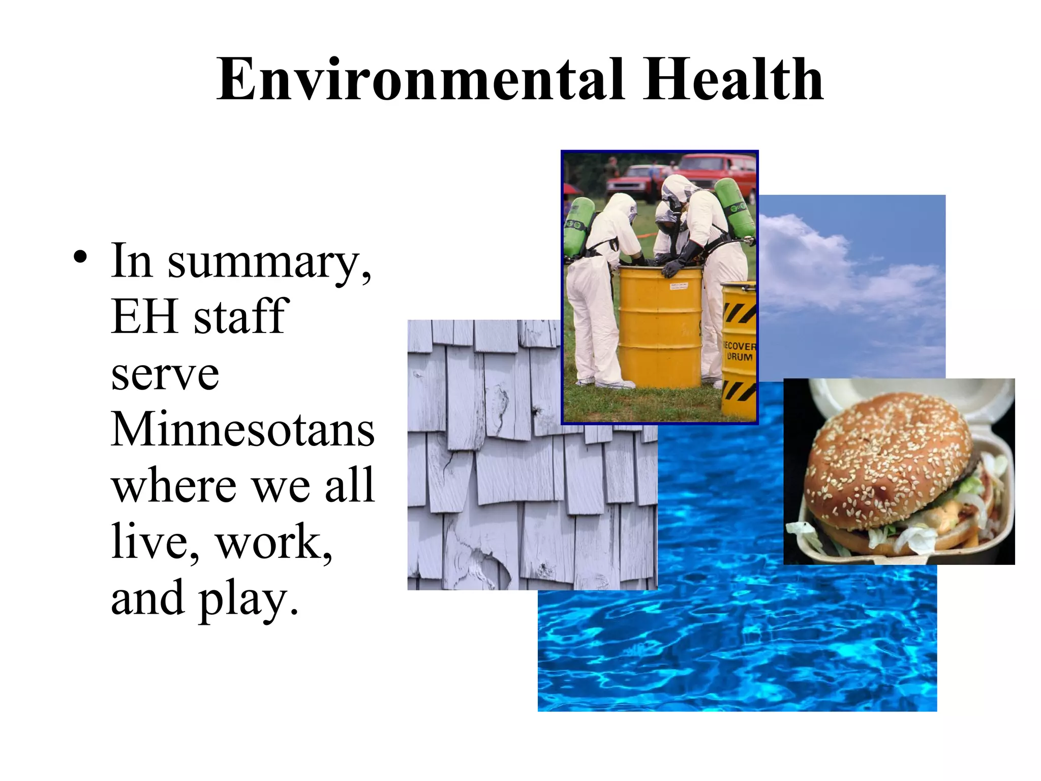 Week 1 Assignment-Environmental Health Overview | PPT