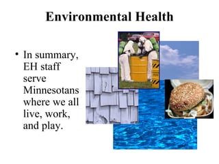 Week 1 Assignment-Environmental Health Overview | PPT