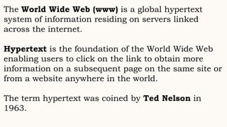 Hypertext in Reading and Writing: A New Way to Explore and Create | PPTX