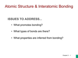 Atomic structure and bonding for electrical engineering | PPT