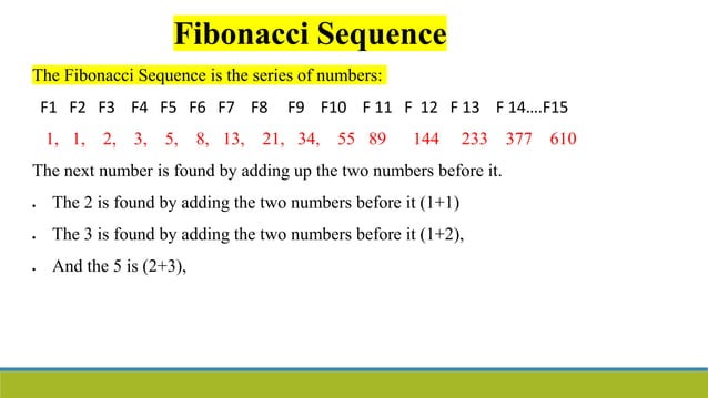 Fibonacci-Sequence | PPT