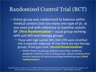 EBM Journal Club - Intro and Review of Home BP Monitoring Article | PPT