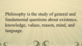 WEEK-1-Introduction to the Philosophy of the Human Person | PPTX