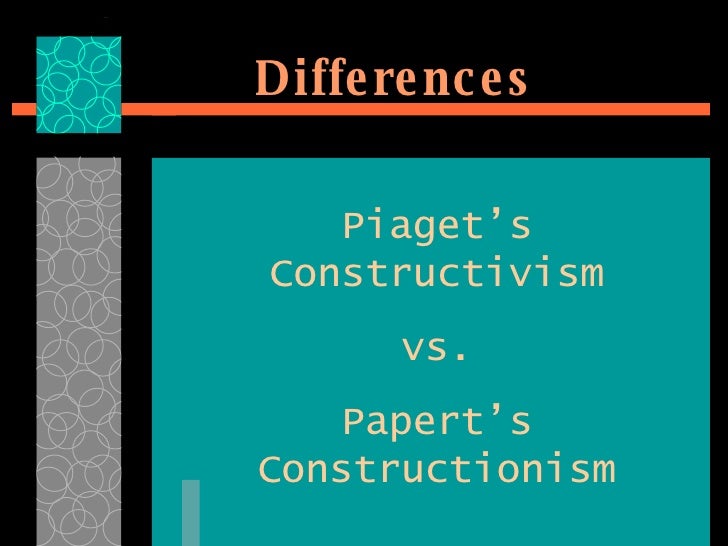 Constructivsm Vs Constructionism