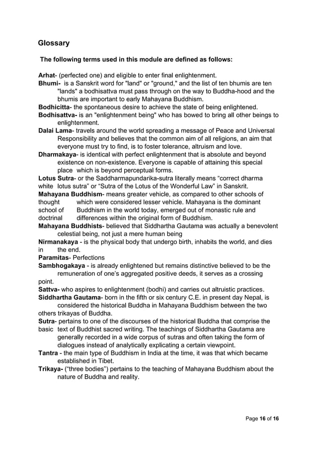 Week-10.pdf | Buddhism | Religion & Spirituality