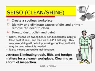 Week-11-5S.ppt seiri seiton seiso seiketsu and shitsuke | PPT