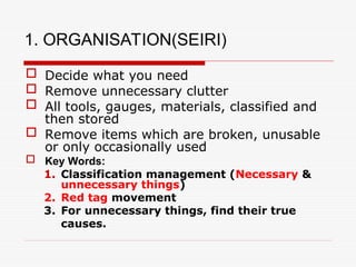 Week-11-5S.ppt seiri seiton seiso seiketsu and shitsuke | PPT