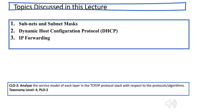 Network Layers | Computer Communication and Networks | PPT