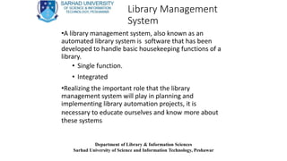 Library Automation system | PPTX