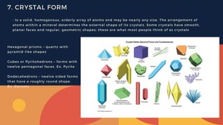 Week-1_Rocks-and-Minerals.pptx | Chemistry | Science